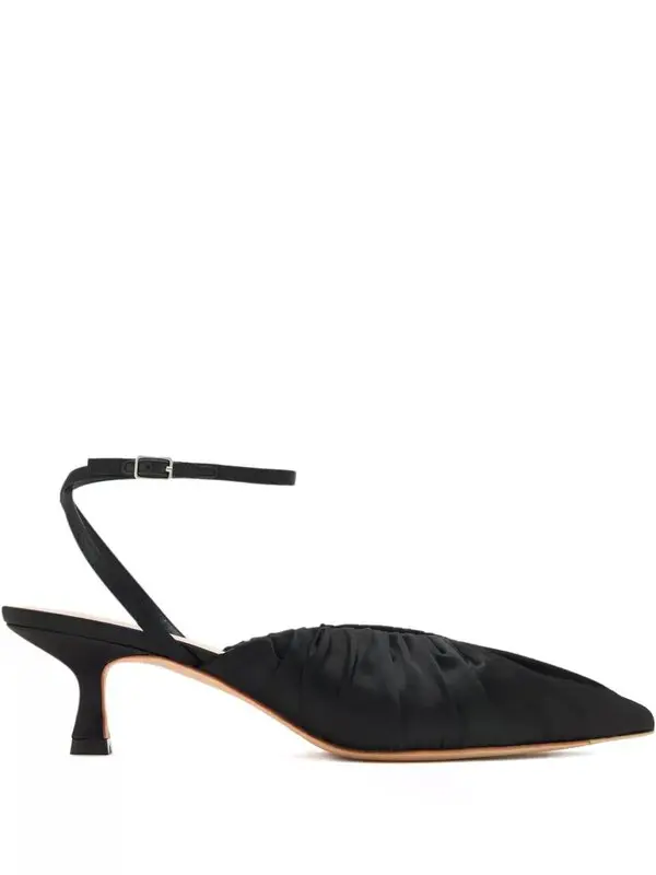 LOEFFLER RANDALL 50mm Ruched-detail Pumps