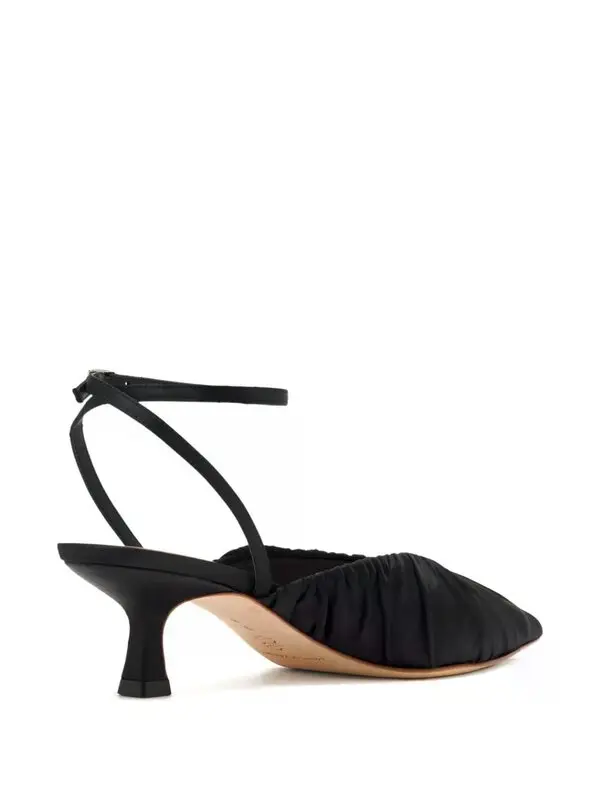LOEFFLER RANDALL 50mm Ruched-detail Pumps