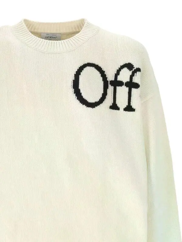 Off-White Logo-detail Sweater - Neutrals