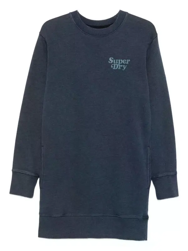 Superdry Logo-print Sweatshirt Dress