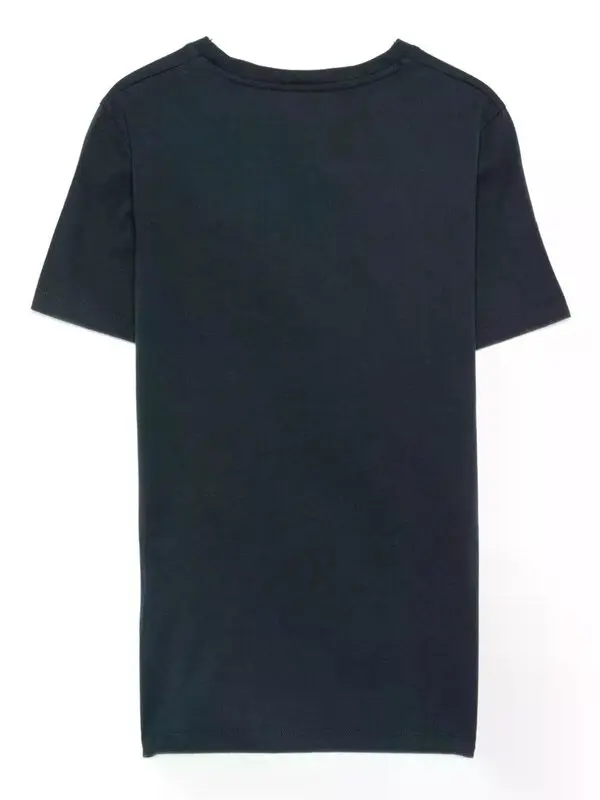 Maison Kitsuné Fox Appliqué T-shirt - Blue