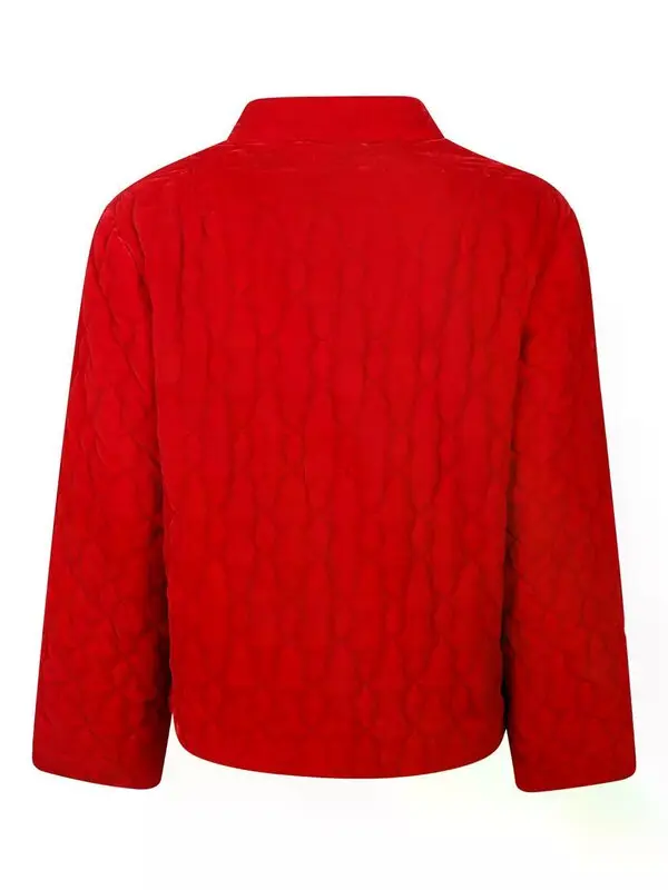 Aspesi Quilted Buttoned Jacket - Red
