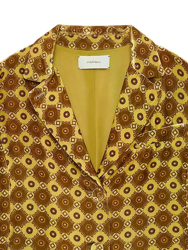 Malìparmi Patterned Collared Jacket
