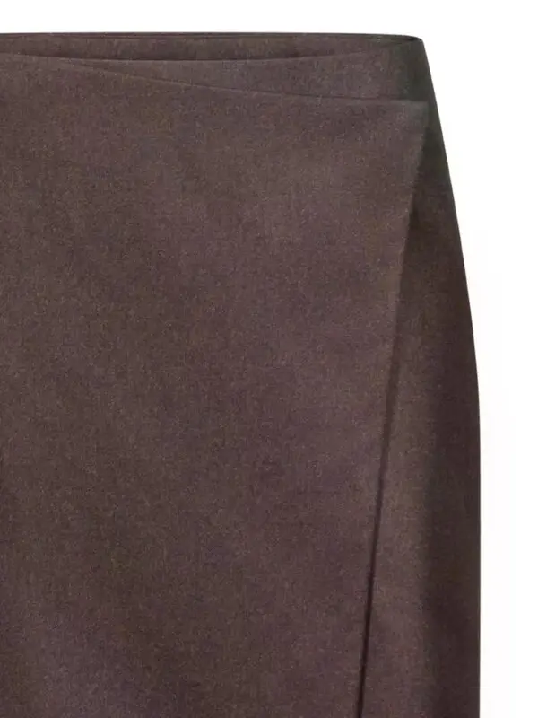 LOULOU Jil Wrap Midi Skirt