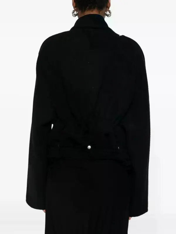 Rick Owens Cropped Flight Biker Jacket