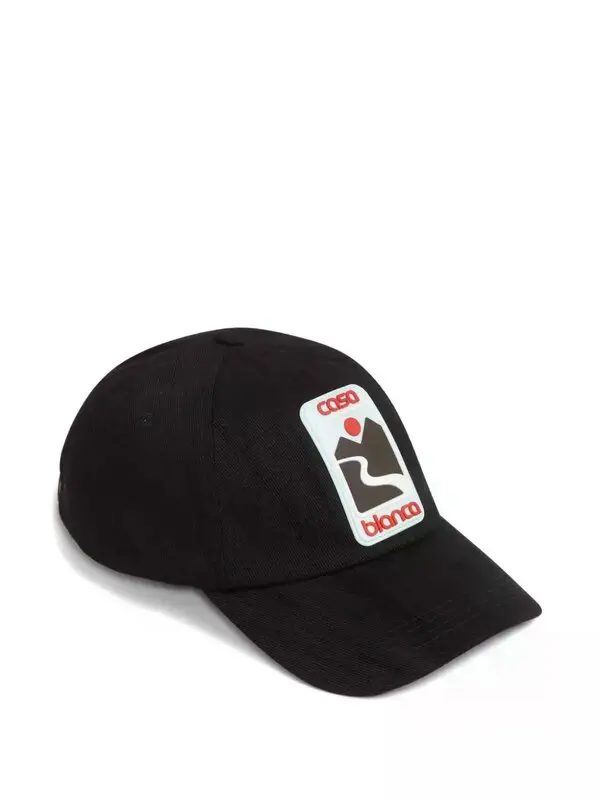 Casablanca Logo-patch Cap - Black