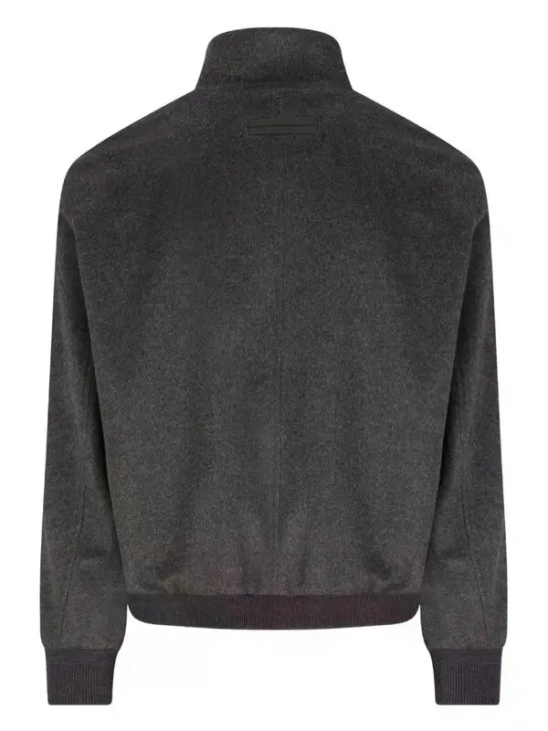 Zegna Wool-blend High-neck Jacket