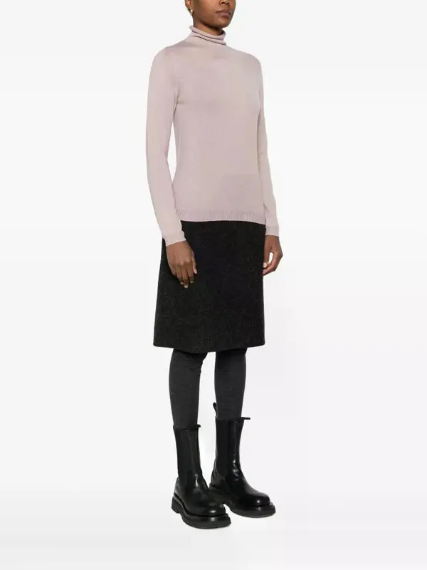 GRAN SASSO Roll-neck Fine Knit Sweater