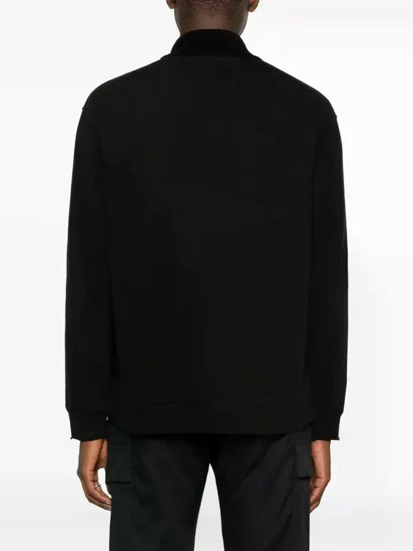 C.P. COMPANY Logo-embroidered Half-zip Sweatshirt