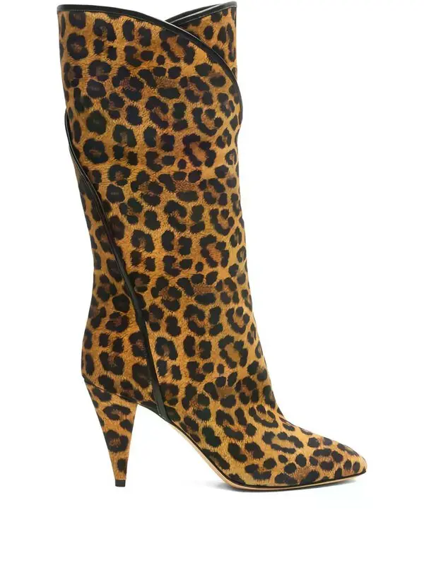 Casadei Venus Leopard-print Boots
