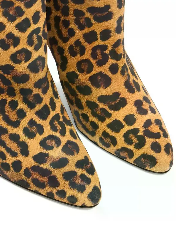 Casadei Venus Leopard-print Boots
