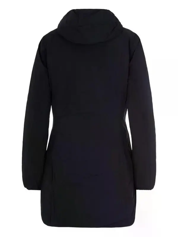 K-WAY Logo-detail Hooded Coat