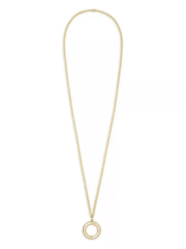 ROXANNE ASSOULIN Big Puffy Initial Necklace - Gold