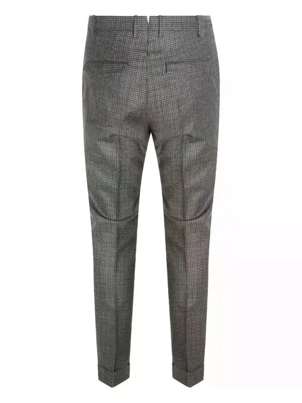 PT TORINO Checked-pattern Trousers