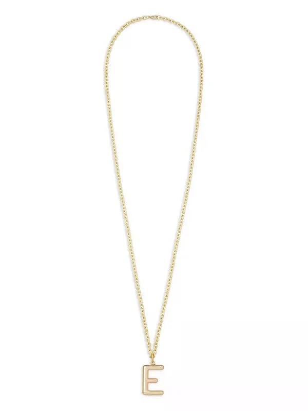 ROXANNE ASSOULIN Big Puffy Initial Necklace - Gold