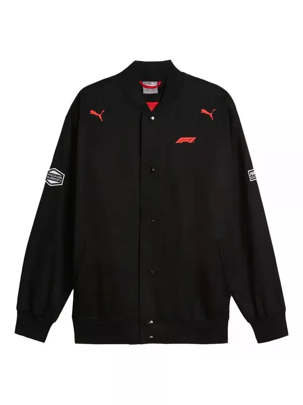 PUMA X F1 Logo-appliqué Bomber Jacket