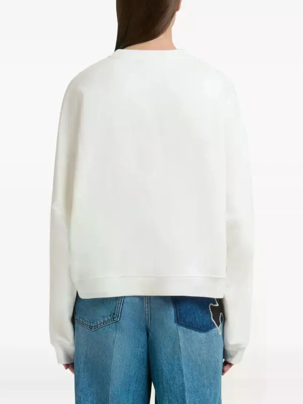 Marni Tulip-print Sweatshirt - White