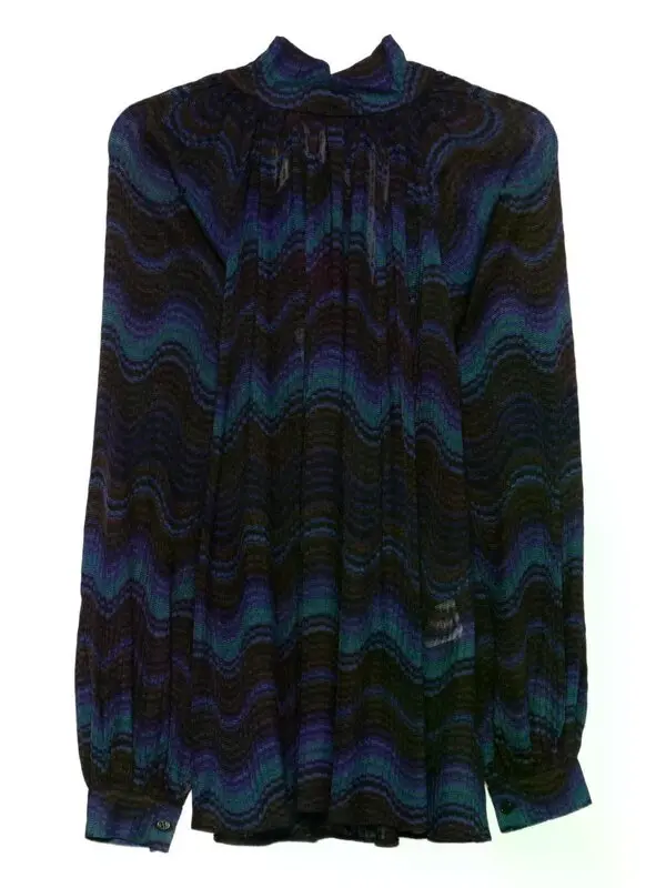 Missoni Patterned Tie-neck Blouse