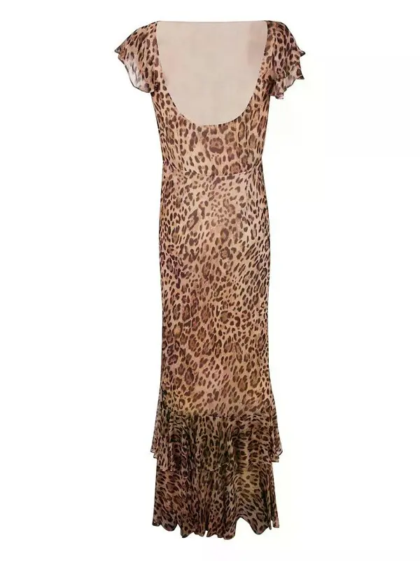 Rixo Mila Leopard-print Dress - Brown