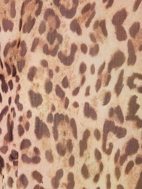 Rixo Mila Leopard-print Dress - Brown