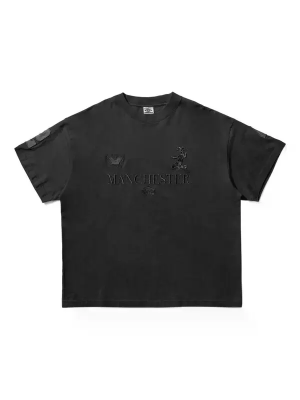 UMBRO Embroidered Cotton T-shirt