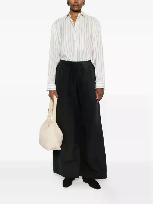 THE ROW Silk Wide-leg Trousers
