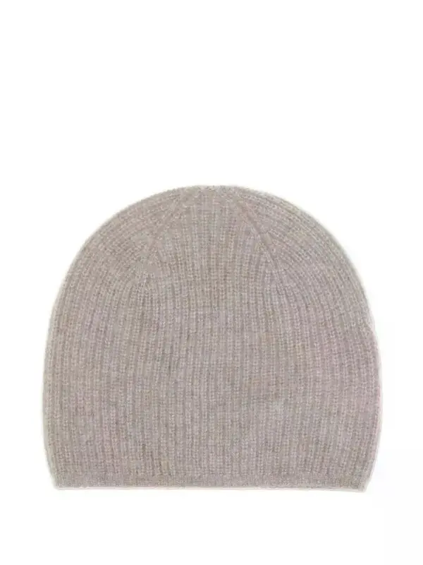 Loulou De Saison Flyn Ribbed Beanie - Neutrals