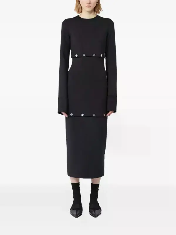 Max Mara Cut-out Jersey Dress
