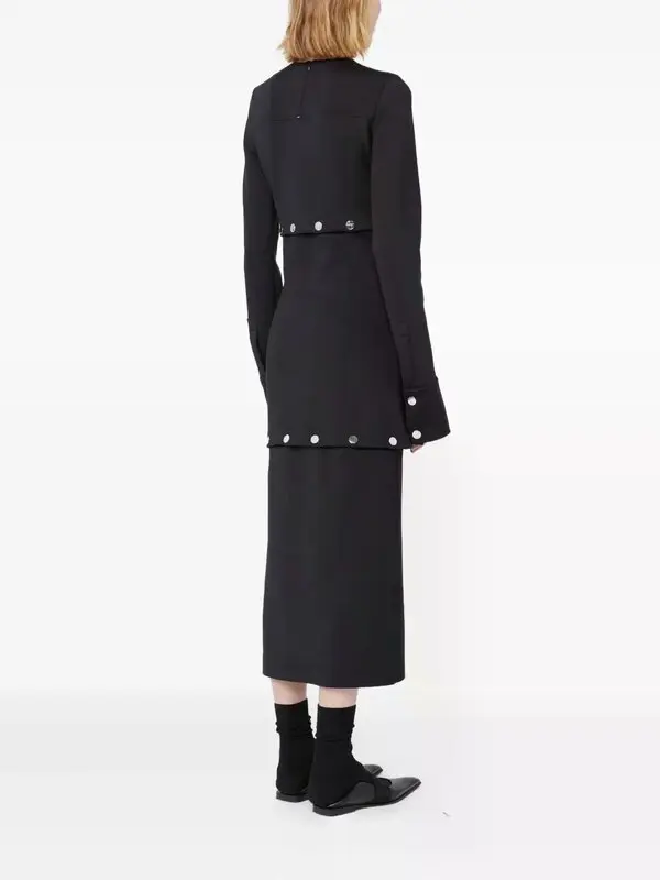 Max Mara Cut-out Jersey Dress