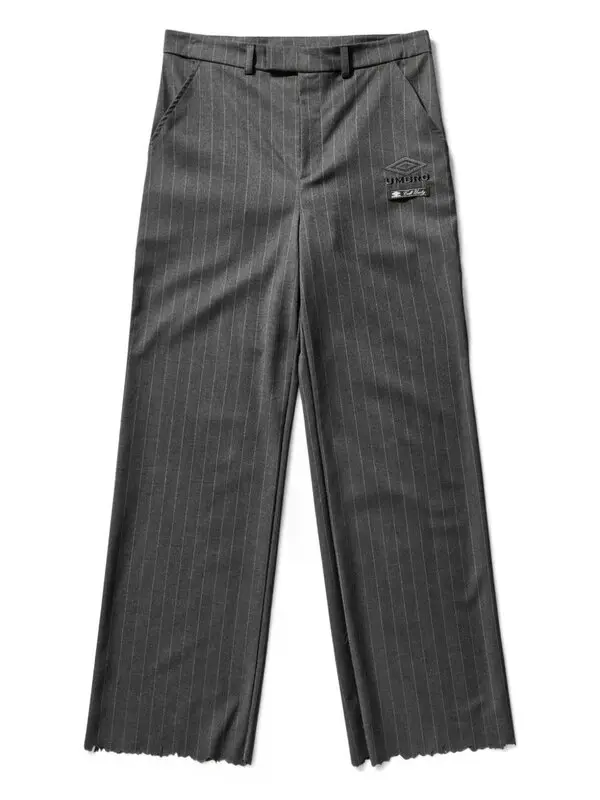 UMBRO Frayed Pinstriped Trousers