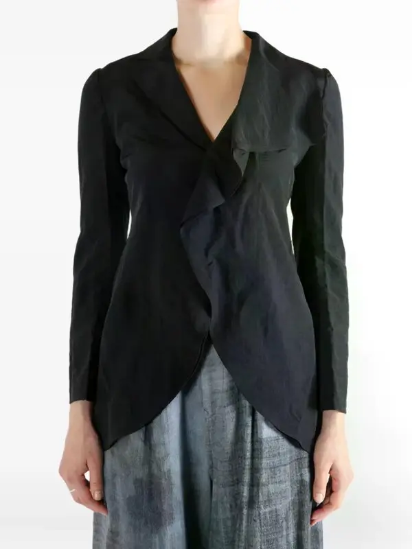 Yohji Yamamoto Ruffled-detail Jacket