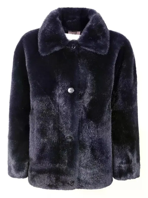 VALENTINI 1972 Buttoned Faux-fur Jacket