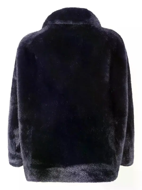 VALENTINI 1972 Buttoned Faux-fur Jacket