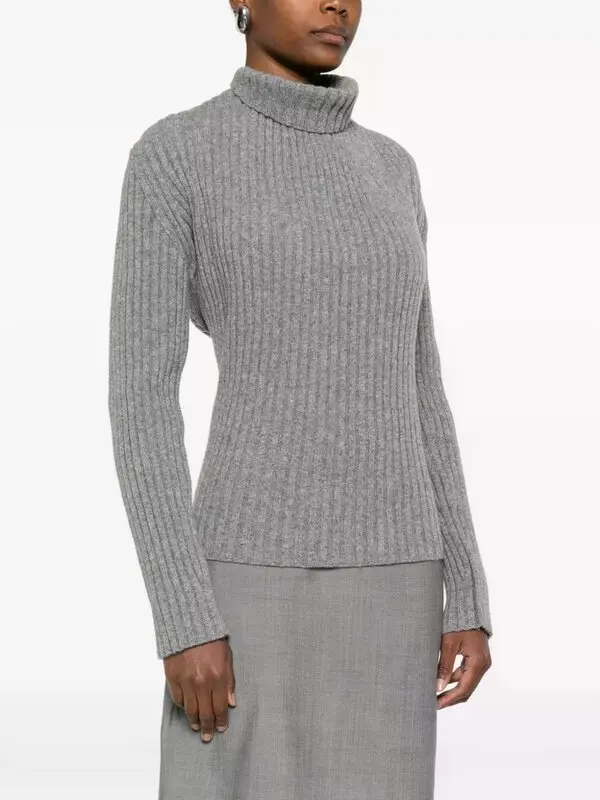 Victoria Beckham Ribbed Roll-neck Sweater