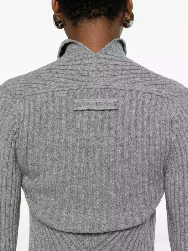 Victoria Beckham Ribbed Roll-neck Sweater
