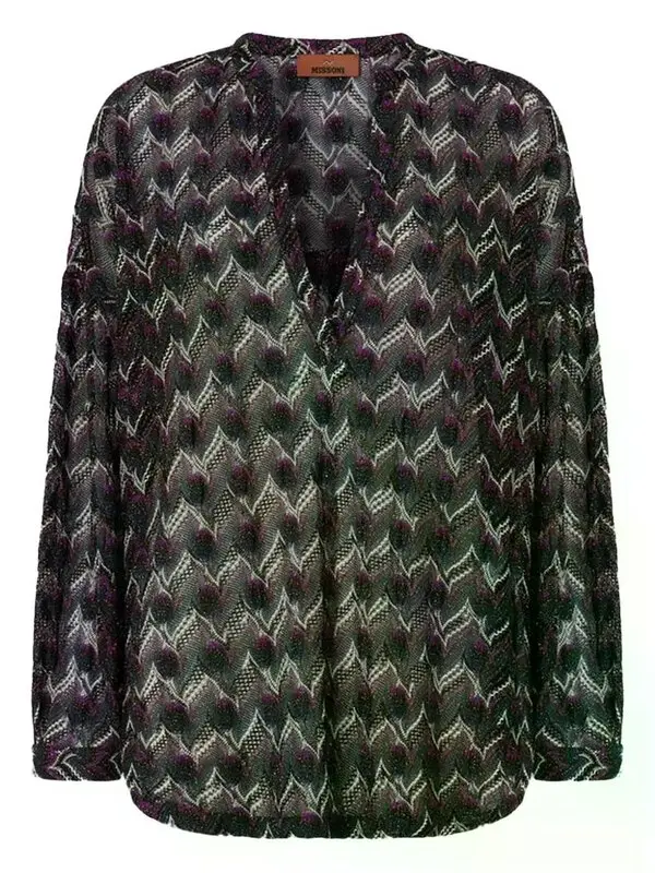 Missoni Zigzag-woven Blouse