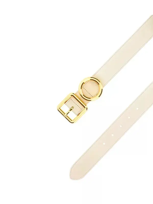 Jacquemus Geometric-buckle Leather Belt