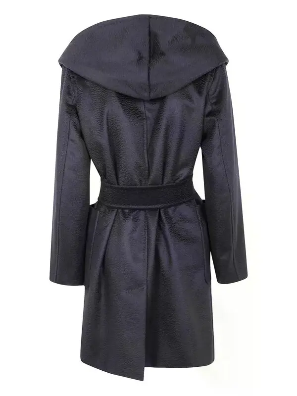 Max Mara Rialto Hooded Belted Coat