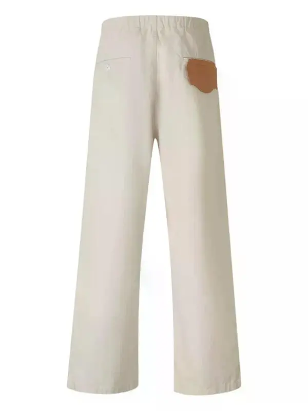 Mihara Yasuhiro Logo-patch Cotton Trousers