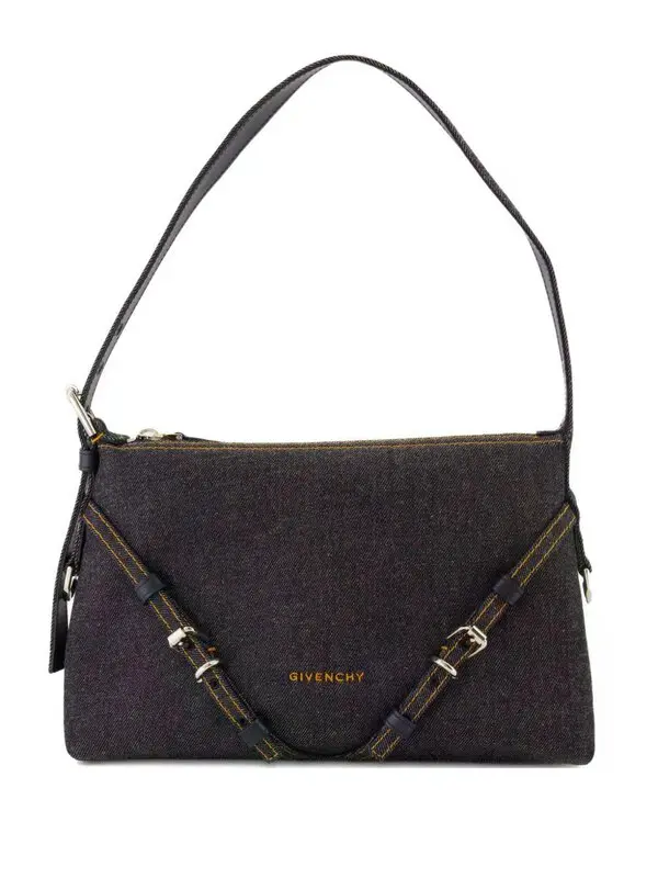 Givenchy Mini Voyou Denim Shoulder Bag - Blue