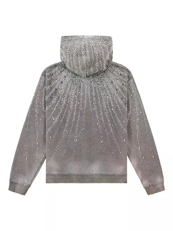 BIRTH OF ROYAL CHILD Crystal-embellished Hoodie - Black