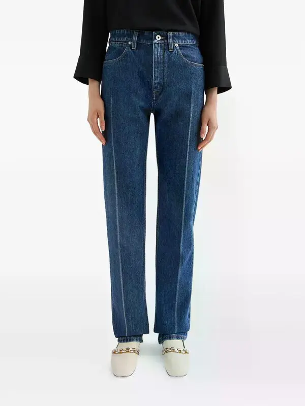 JIL SANDER Pressed-crease Jeans