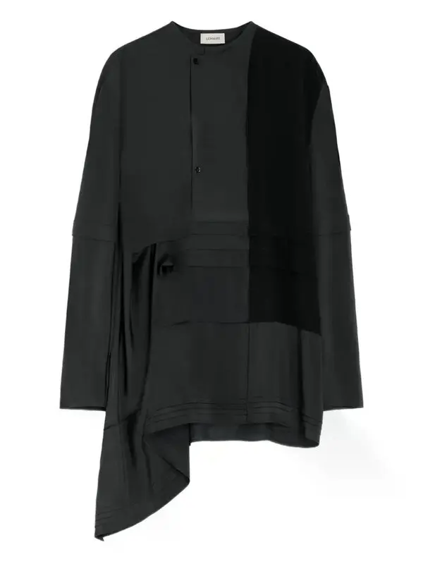 LEMAIRE Pleated Asymmetrical Blouse