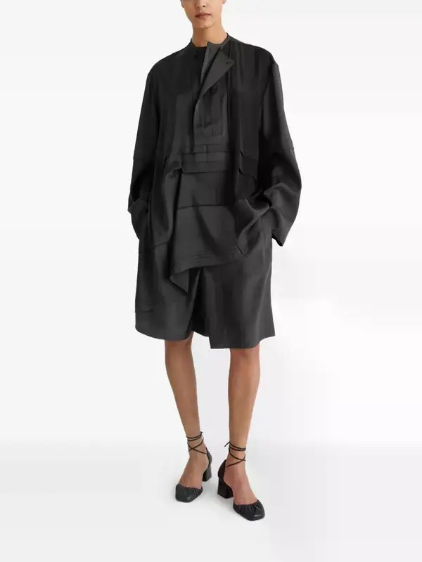 LEMAIRE Pleated Asymmetrical Blouse