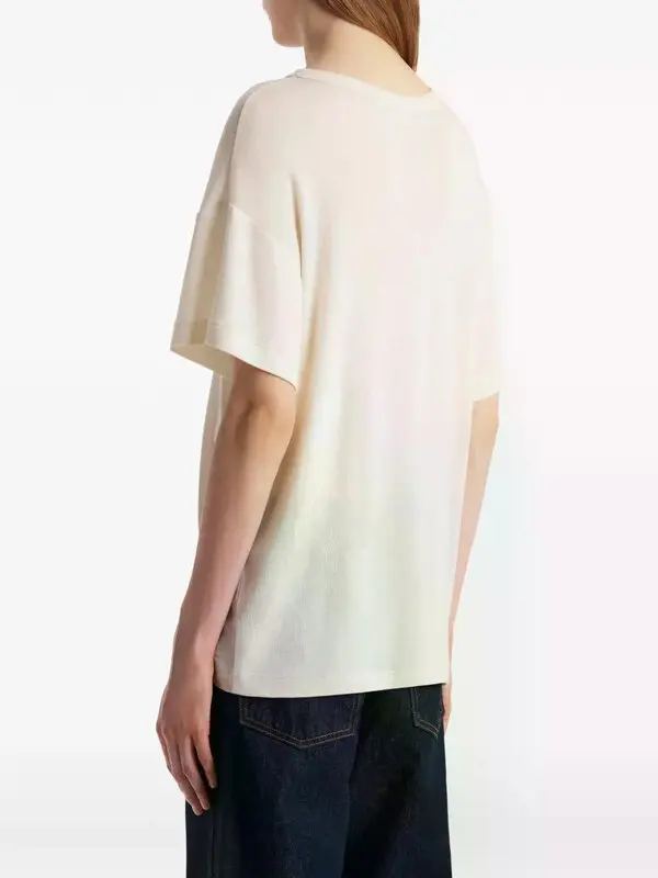 Khaite Maeve Short-sleeve T-shirt - Neutrals