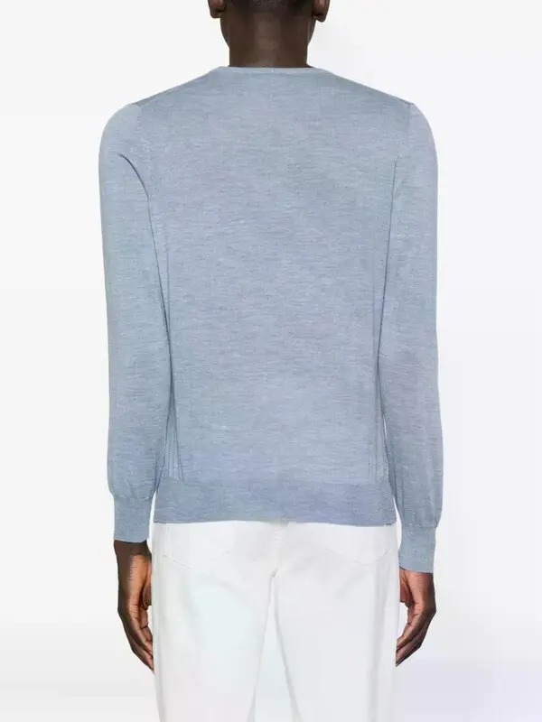 GIUUNO Crew-neck Sweater - Blue