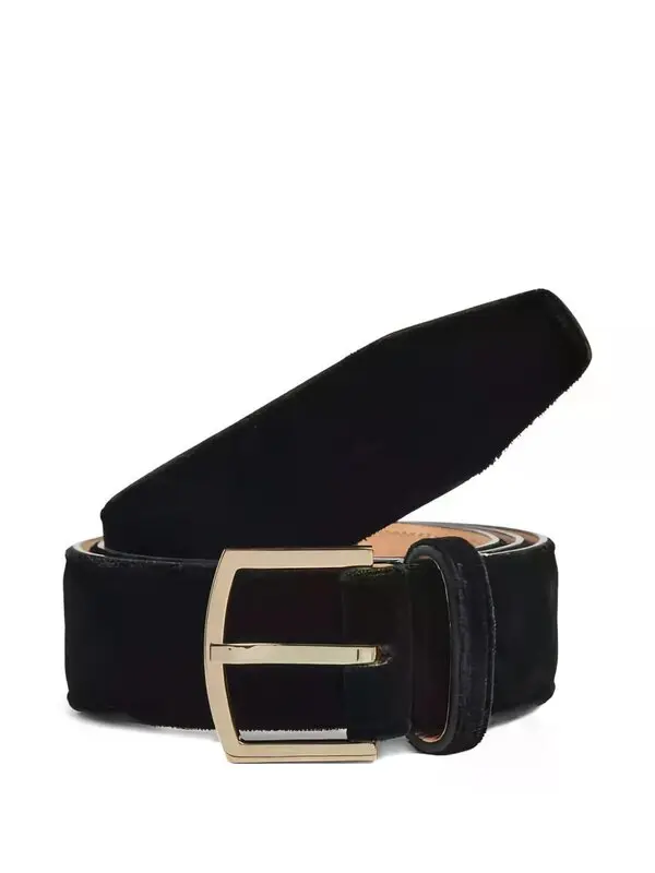 Dsquared2 Velvet Buckle Belt - Black