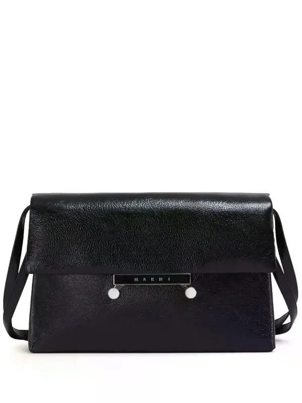 Marni Medium Envelope Shoulder Bag - Black