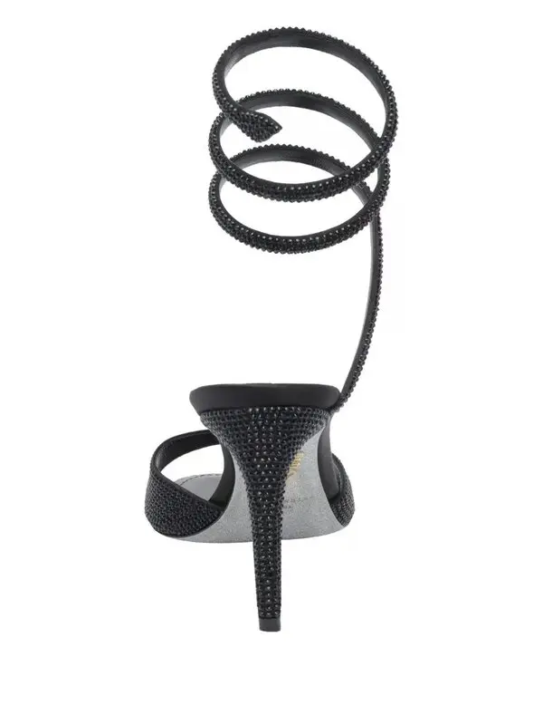 Rene Caovilla 100mm Crystal-embellished Heeled Sandals