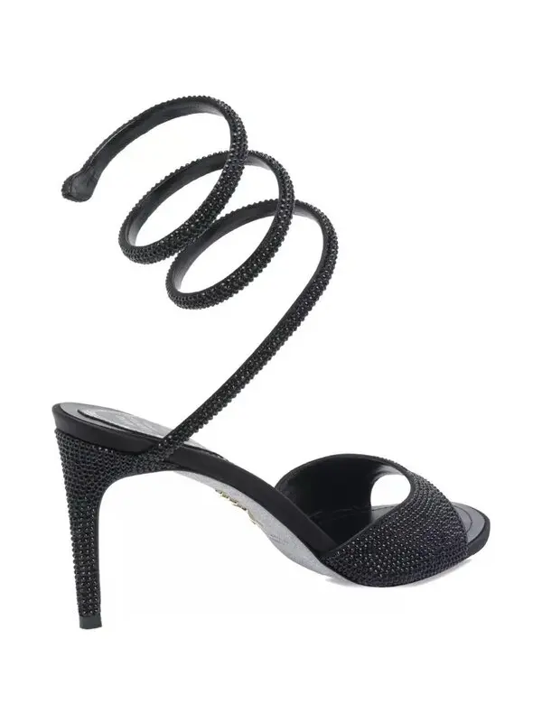 Rene Caovilla 100mm Crystal-embellished Heeled Sandals